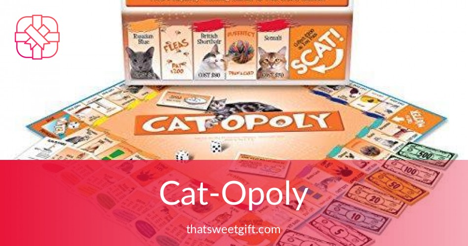 The Unique Game Cat-Opoly: Cat Version Of Monopoly! | ThatSweetGift