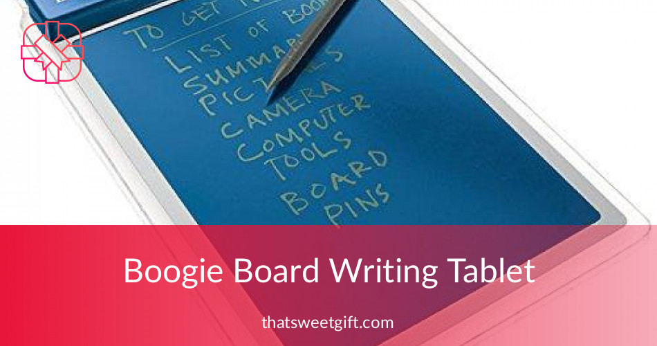 Boogie Board Writing Tablet With Stylus Holder | ThatSweetGift.com