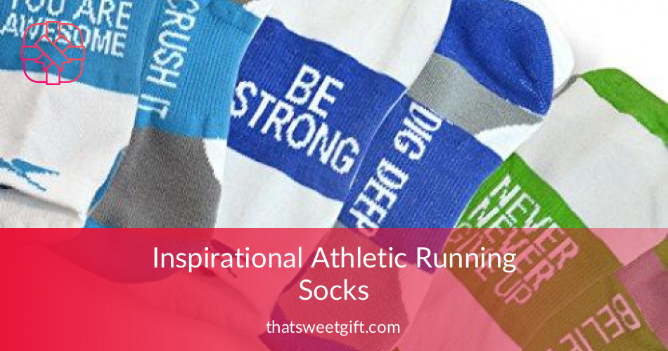 Inspirational Athletic Running Socks Set | ThatSweetGift.com