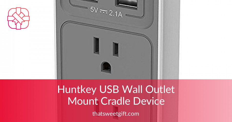 Huntkey USB Wall Outlet Mount Cradle Device | Thatsweetgift