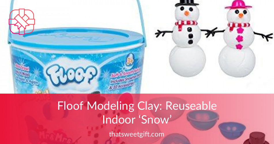 Floof Modeling Clay: Reuseable Indoor 'Snow' for Kids⎮ThatSweetGift