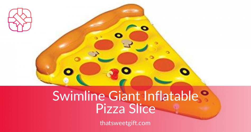 Swimline Giant Inflatable Pizza Slice for Your Pool Parties | TSG Swimline Giant Inflatable Pizza Slice for Your Pool Parties | TSG