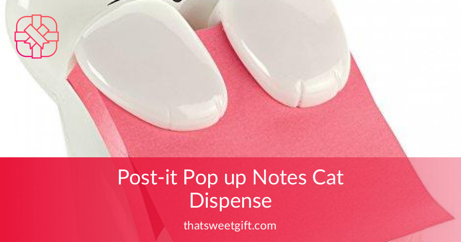 Post-it Pop Up Notes Cat Dispense: Fun Desk Accessory | TSG