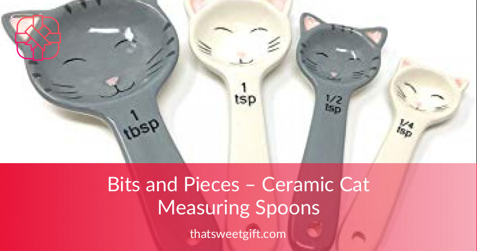 Bits and Pieces: Ceramic Cat Measuring Spoons | ThatSweetGift
