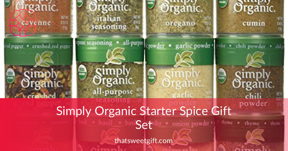 Simply Organic Starter Spice Gift Set | ThatSweetGift
