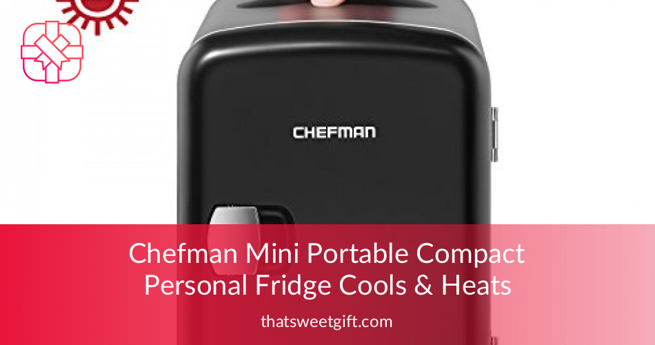 Chefman Mini Portable Compact Personal Fridge | ThatSweetGift