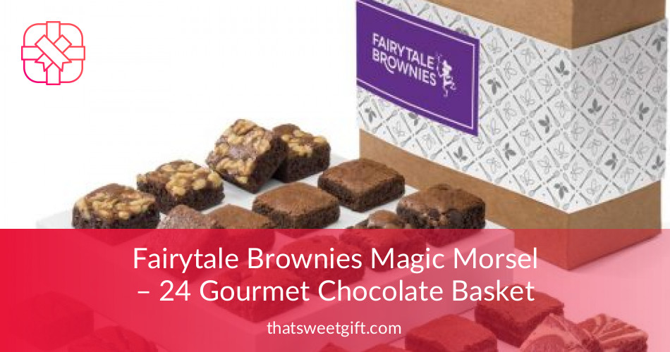 Fairytale Brownies - Magic Morsel 24 Chocolate Basket | ThatSweetGift