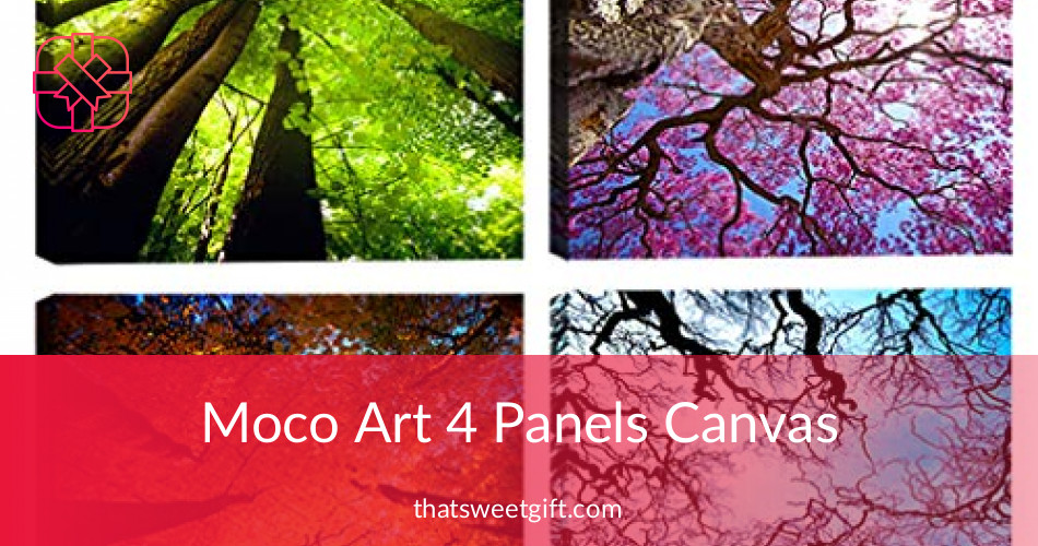 Moco Art 4 Panels Canvas - Nature Prints | ThatSweetGift