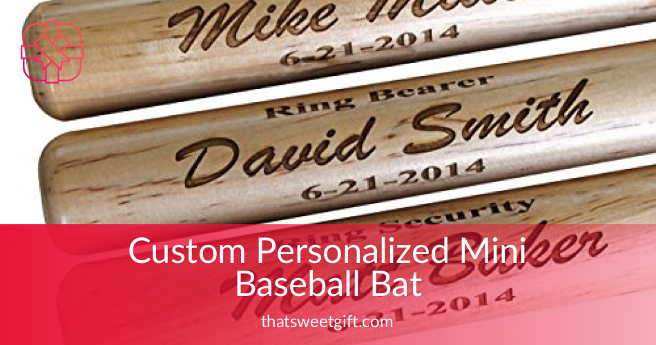 Custom Personalized Mini Baseball Bat | ThatSweetGift