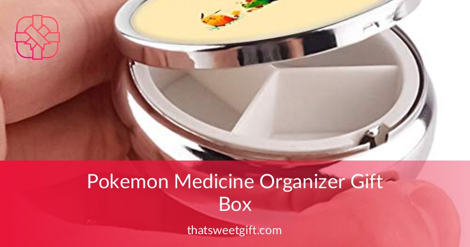 Pikachu Medicine Organizer Gift Box | ThatSweetGift