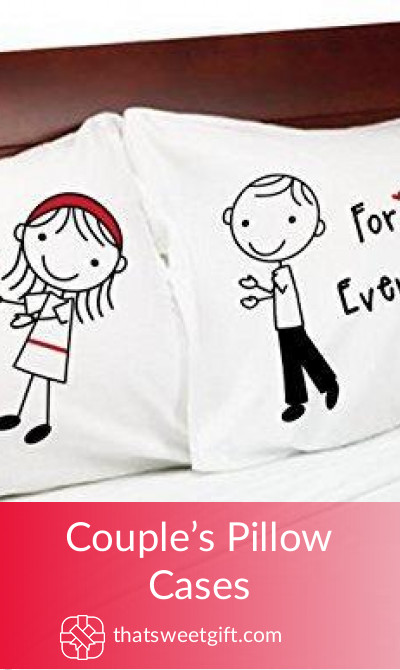 Couple's Pillow Cases - Perfect Gift Ideas | ThatSweetGift.com