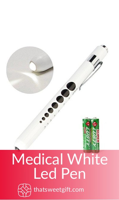 Medical White Pen LED Light that Stays On | ThatSweetGift