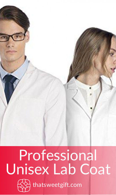Professional Unisex Lab Coat w/ Sleek Design | ThatSweetGift