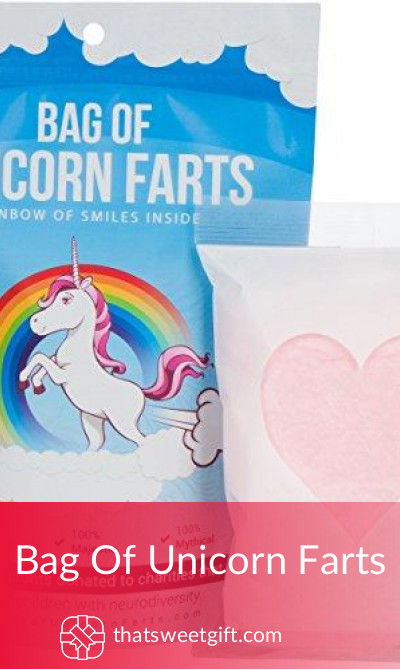 Humorous Bag Of Unicorn Farts Cotton Candy | ThatSweetGift