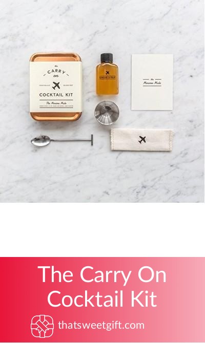 The Carry on Cocktail Kit: Cocktails at 30000 ft | ThatSweetGift