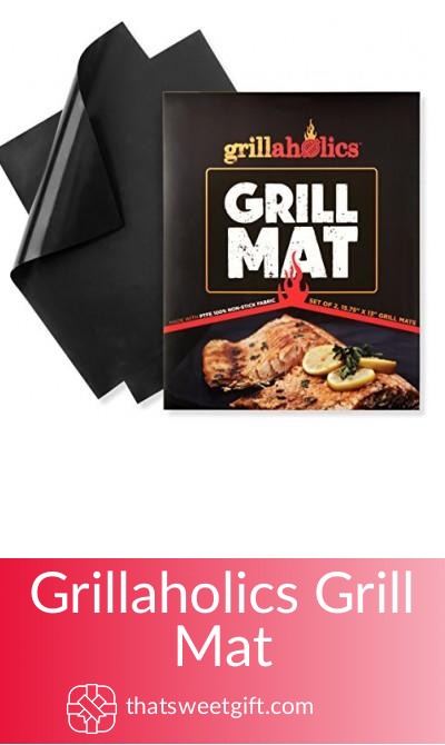 Grillaholics Grill Mat: Grease Free Grill! | ThatSweetGift