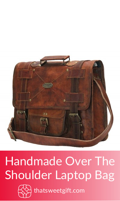 Handmade Over The Shoulder Laptop Bag | ThatSweetGift