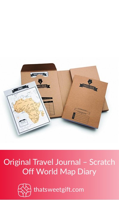 Original Travel Journal – Scratch Off World Map Diary | ThatSweetGift