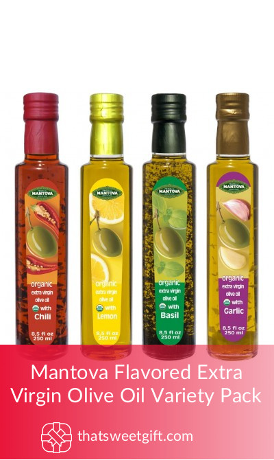 Mantova Flavored Extra Virgin Olive Oil Variety Pack | ThatSweetGift