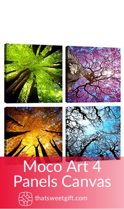 Moco Art 4 Panels Canvas - Nature Prints | ThatSweetGift